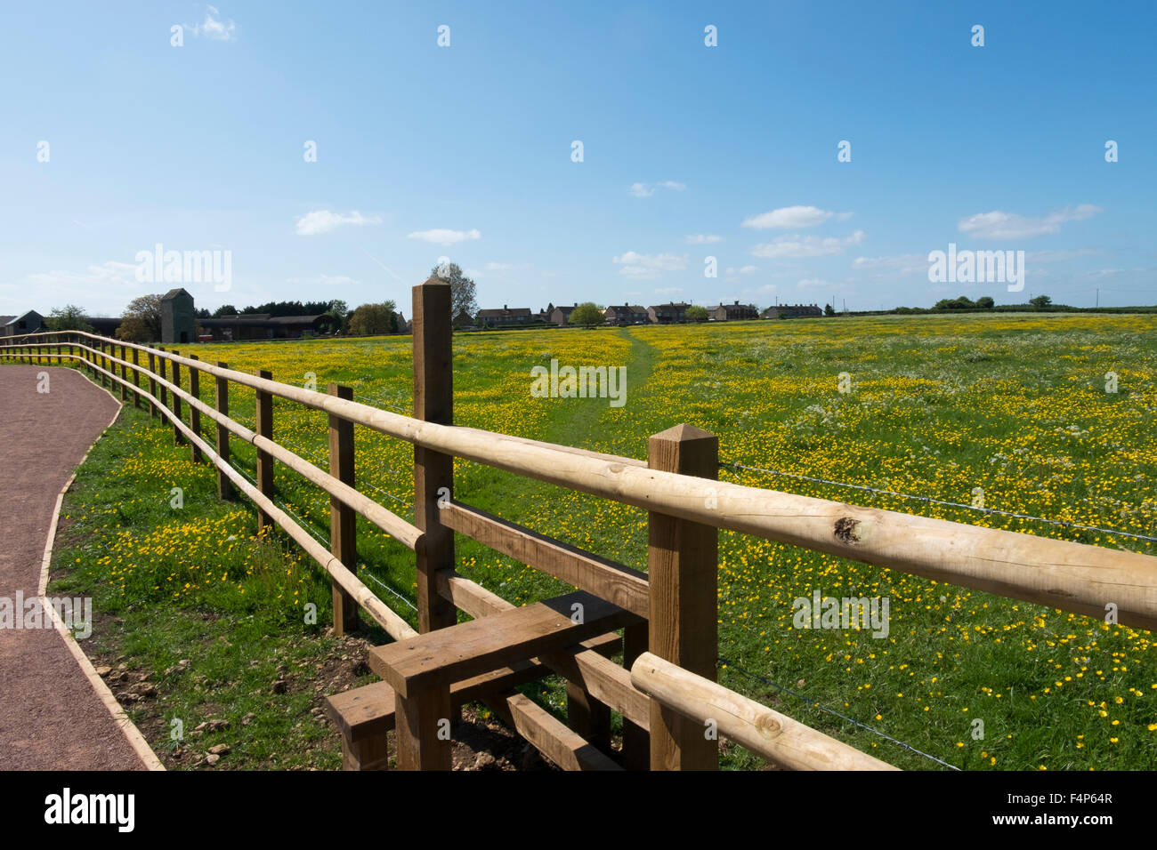 Steps over fence hi-res stock photography and images - Alamy