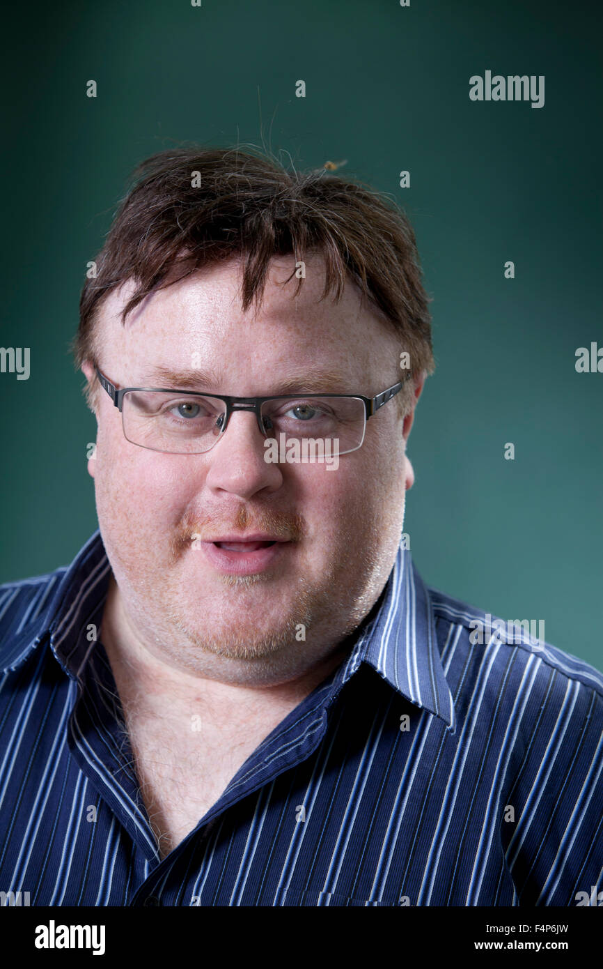 Derek Landy, the Irish author and screenwriter, at the Edinburgh ...