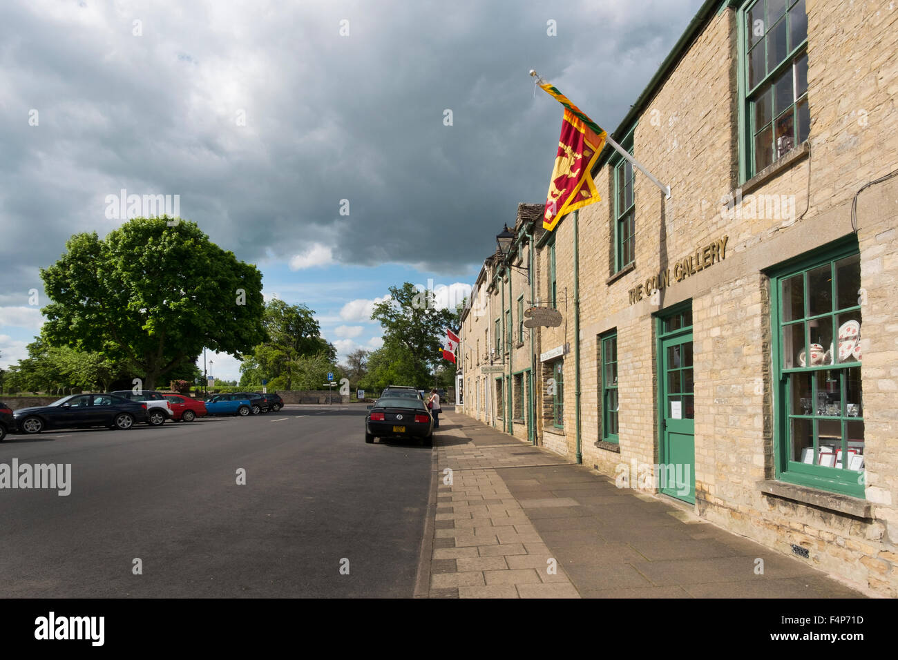 The Coln Gallery in the High Street in Fairford, Gloucestershire, UK ...