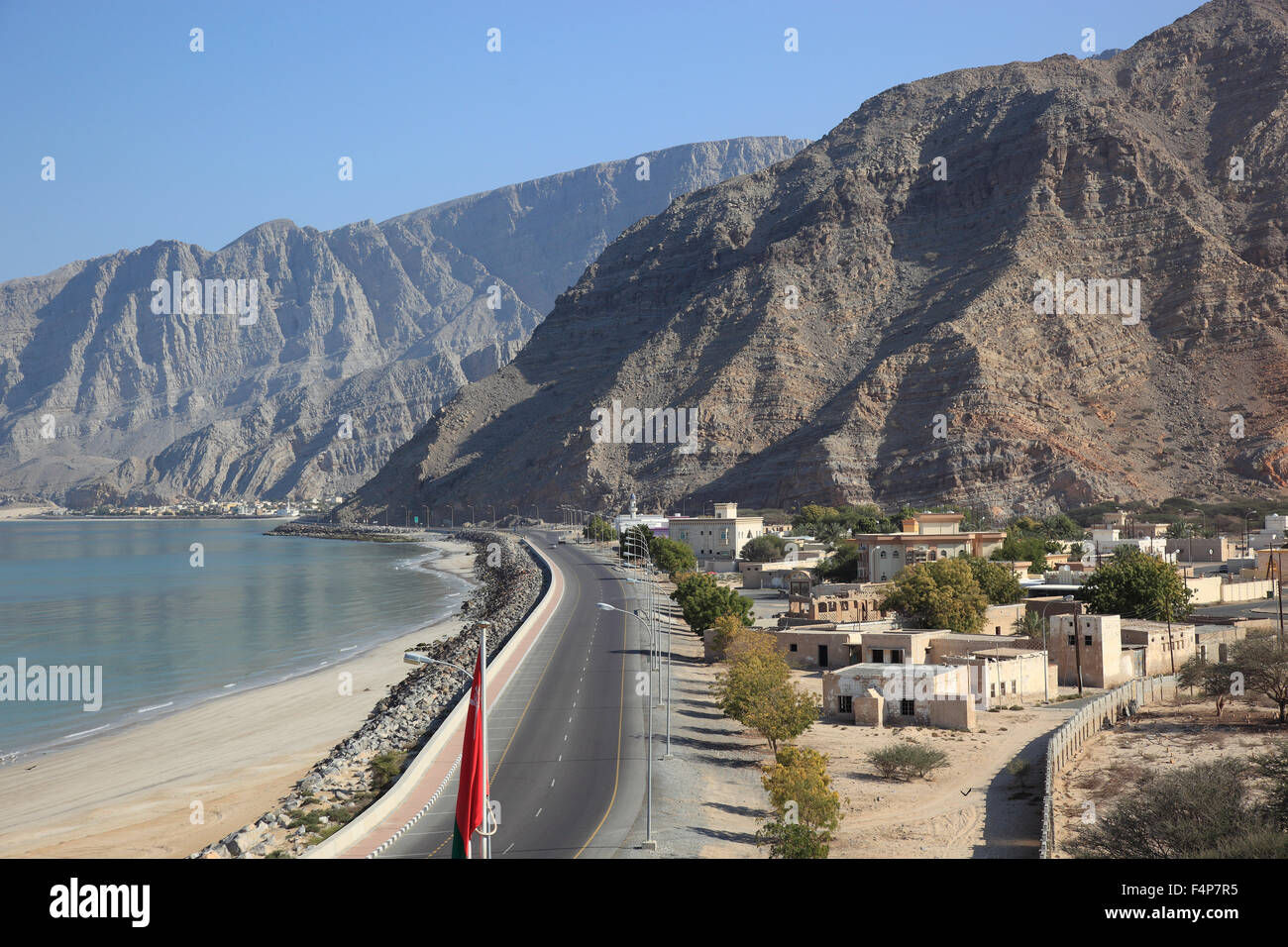 Bukha, Bucha, in the granny's niches enclave of Musandam, Oman Stock ...