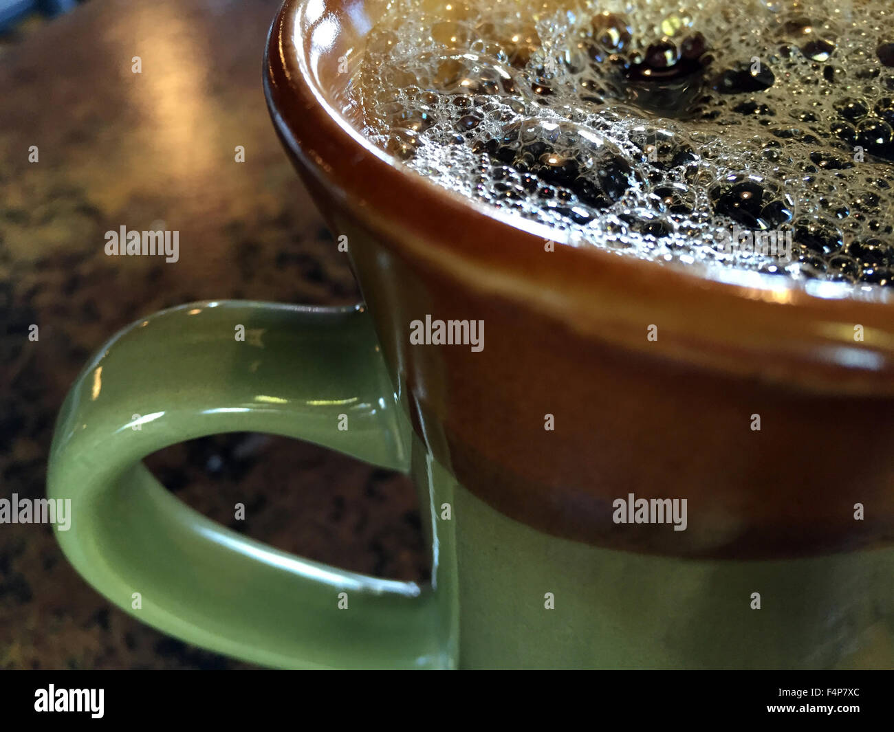 Coffee ceramic cup foam hi-res stock photography and images - Alamy