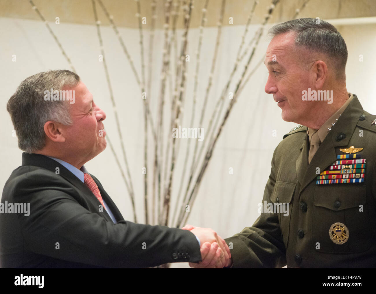 U.S. Chairman of the Joint Chiefs Gen. Joseph Dunford Jr. meets with ...