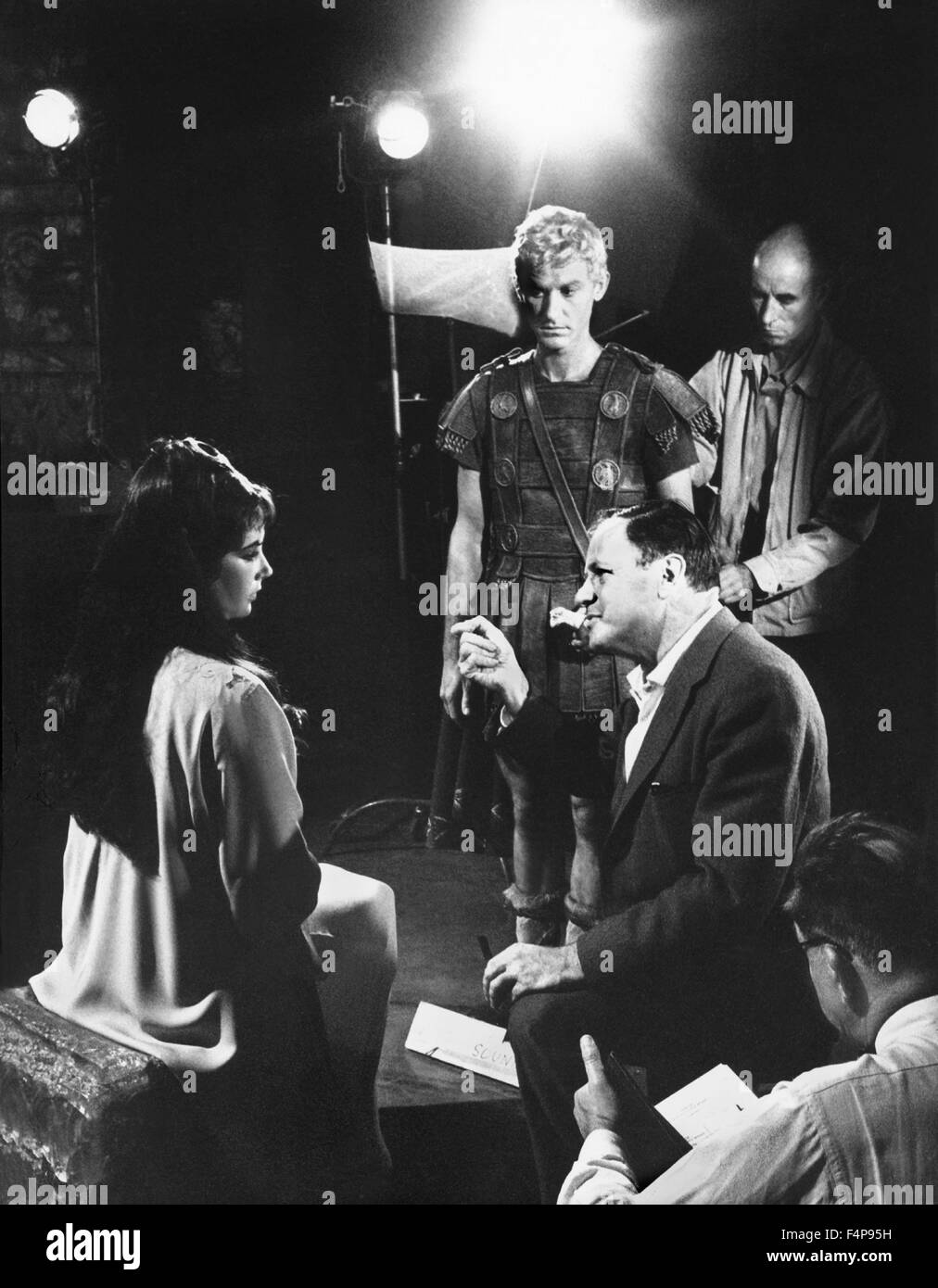 Elizabeth Taylor, Joseph L. Mankiewicz, Roddy McDowall / Cleopatra 1963 ...
