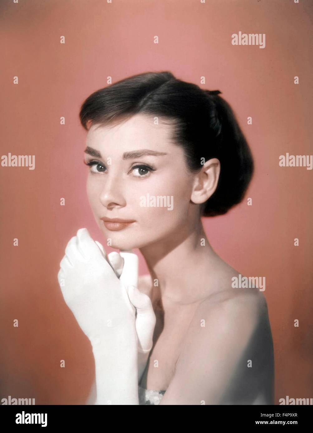 Audrey Hepburn / Funny Face 1957 directed by Stanley Donen Stock Photo ...