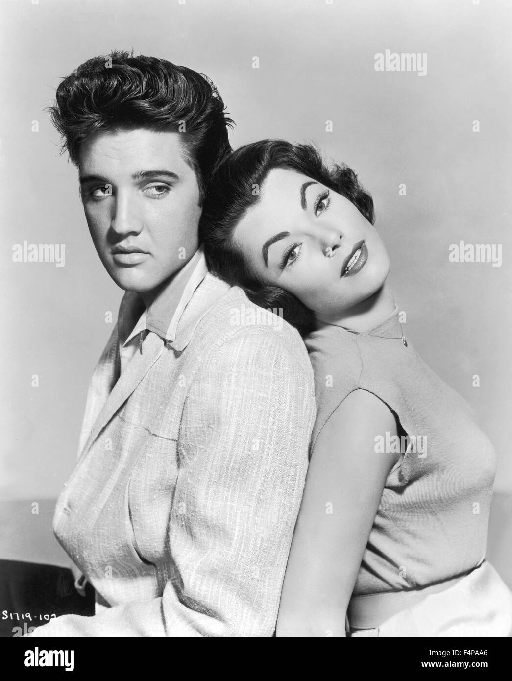Elvis Presley, Judy Tyler / Jailhouse Rock 1957 directed by Richard ...