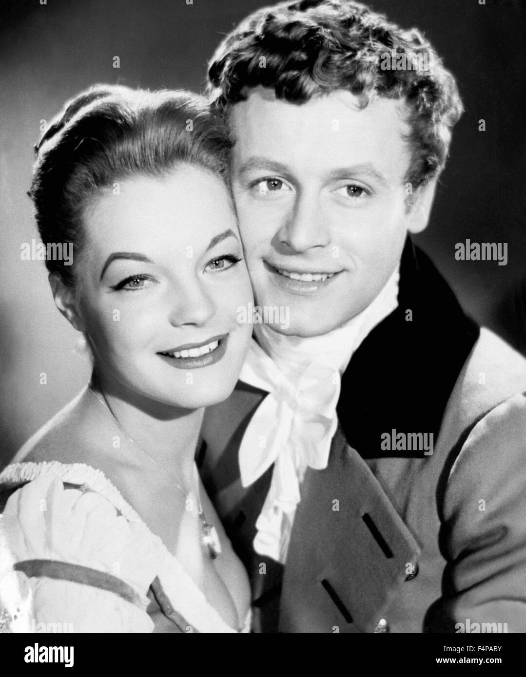 Romy Schneider, Helmut Lohner / Beauty And The Emperor 1959 directed by ...