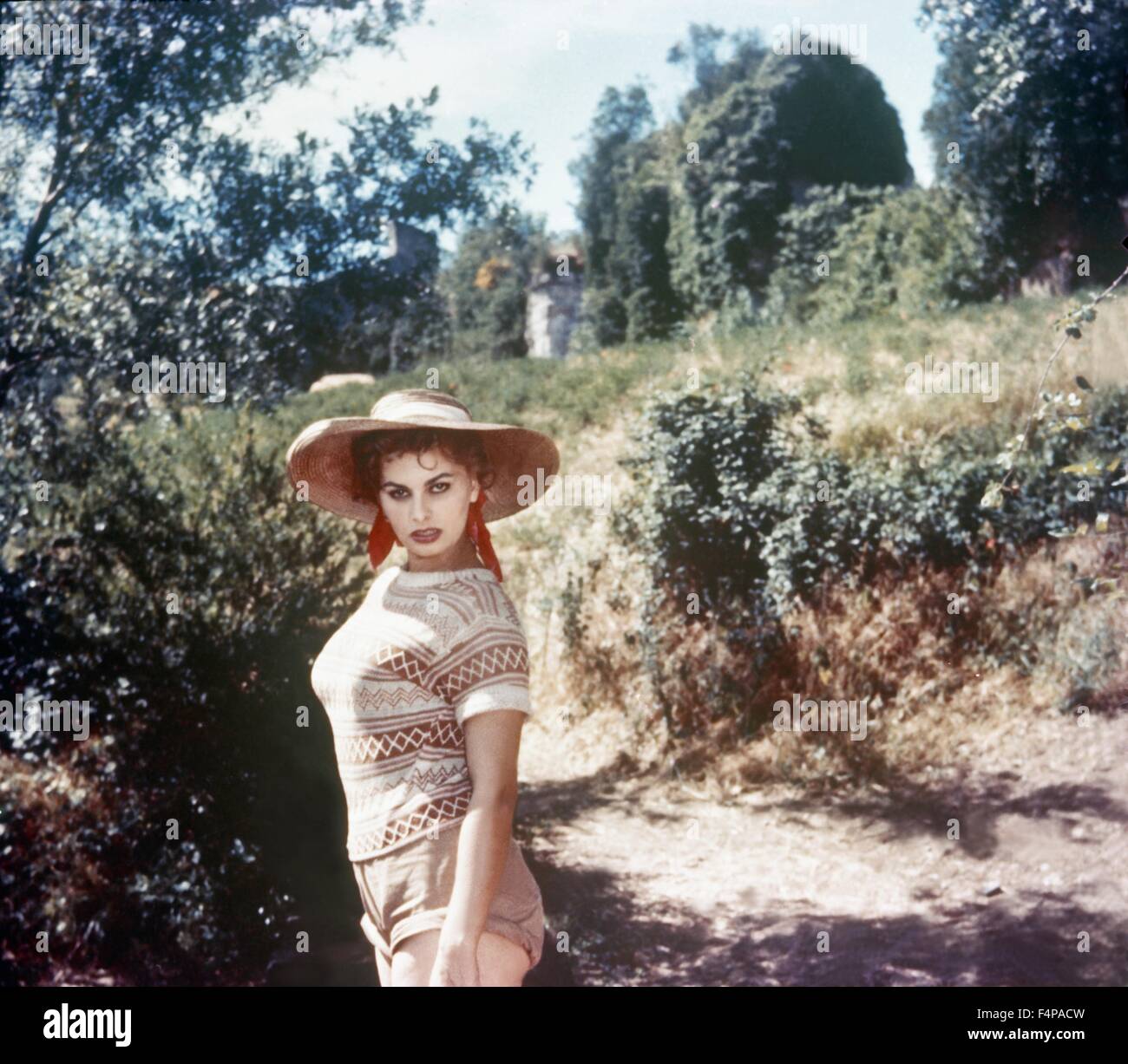 Sophia Loren / La Donna del fiume 1955 directed by Mario Soldati Stock ...