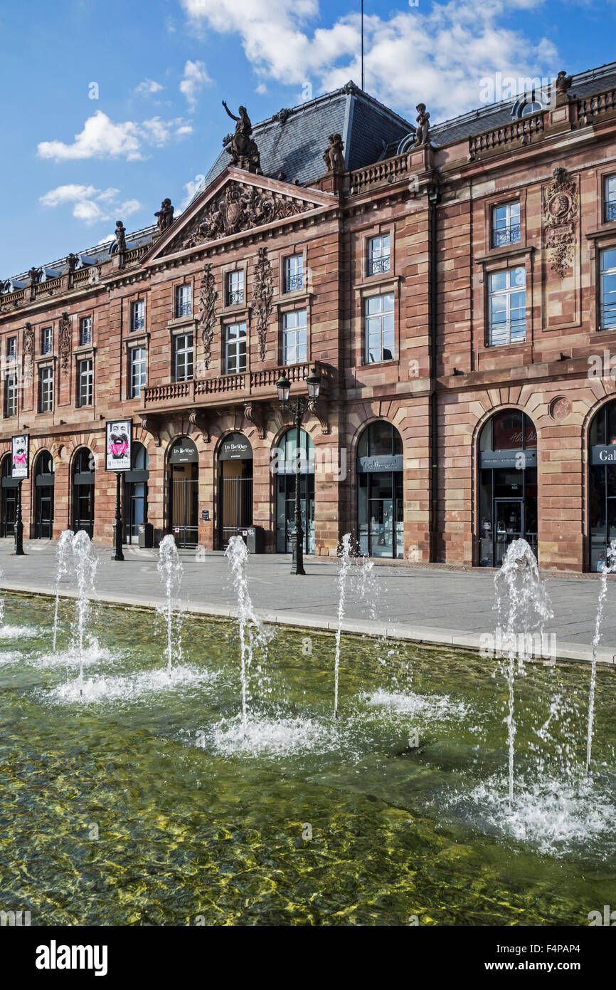 The Aubette, historical building on Place Kléber in Strasbourg, Alsace ...