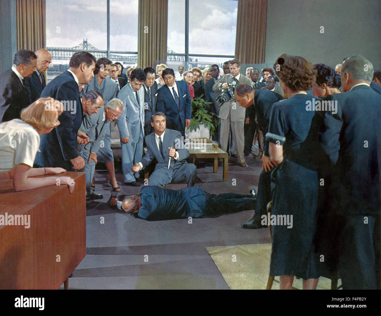 Cary Grant / North by Northwest 1959 directed by Alfred Hitchcock Stock ...