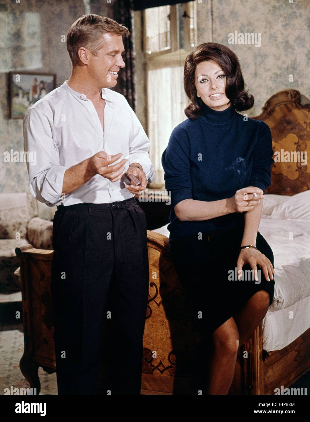 George Peppard, Sophia Loren / Operation Crossbow 1965 directed by ...