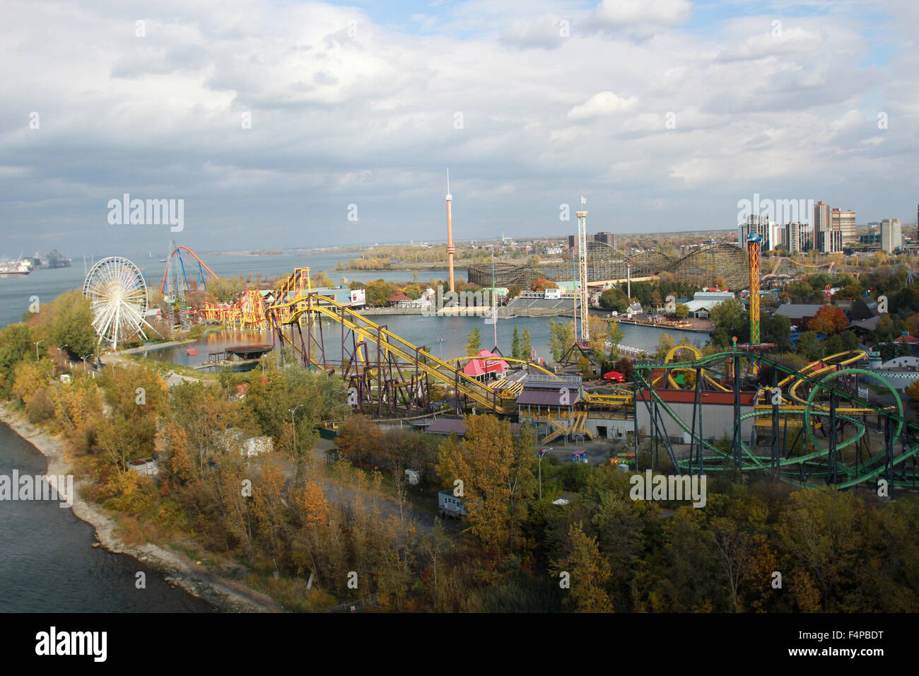 La Ronde Amusement park In Montreal, Quebec Stock Photo - Alamy