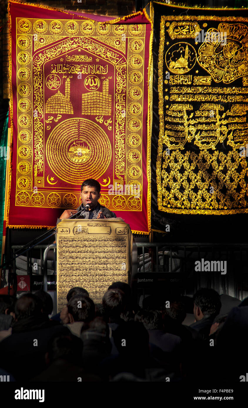 Outdoor religious gathering Stock Photo - Alamy