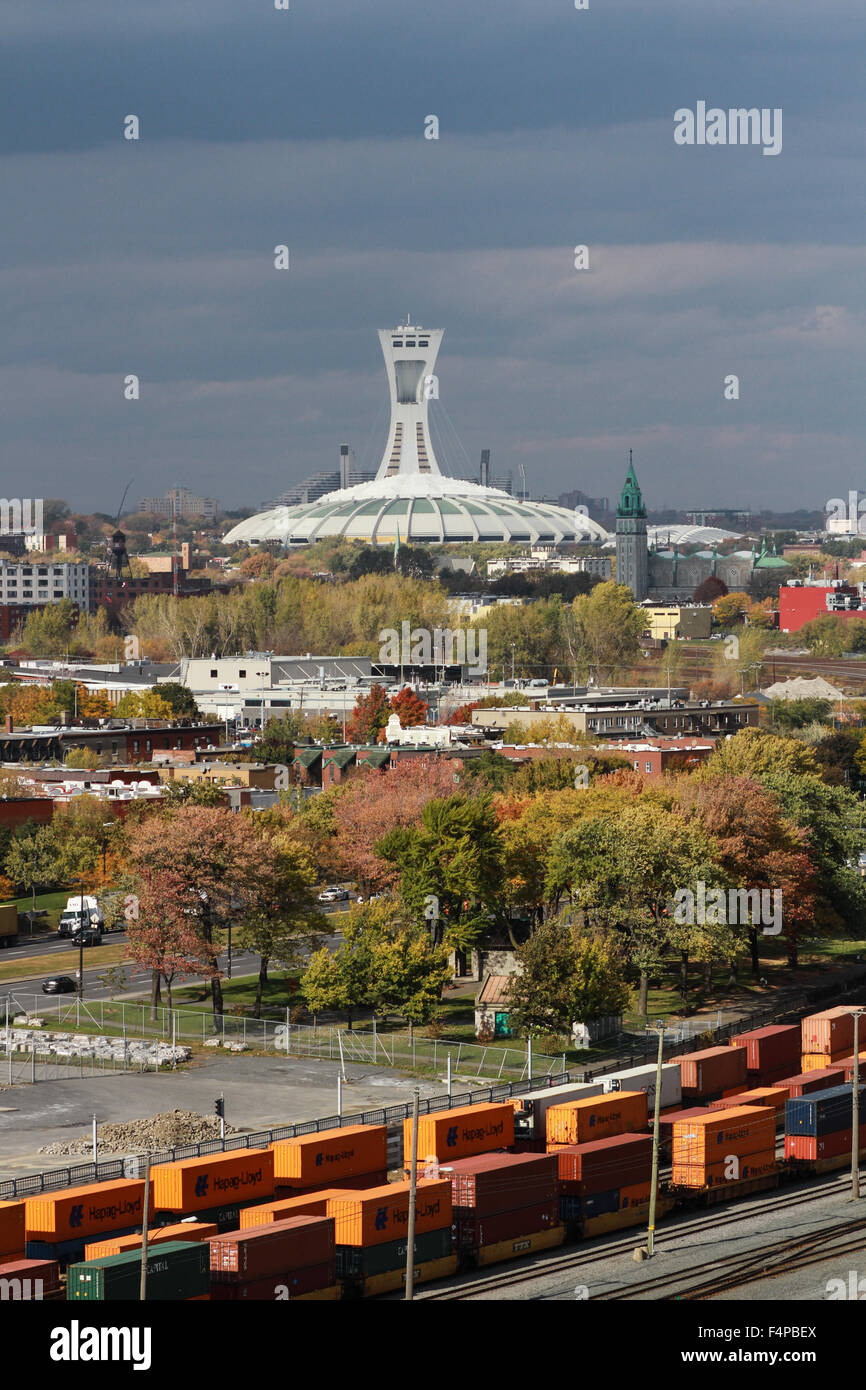 A view of the Olympic Stadium In Montreal, Quebec Stock Photo - Alamy