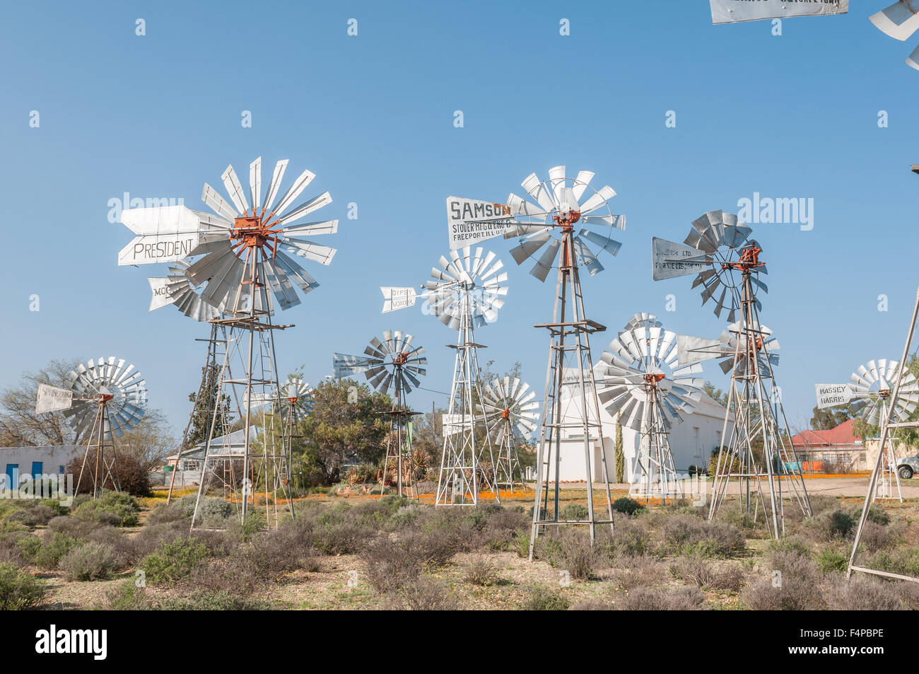 LOERIESFONTEIN, SOUTH AFRICA - AUGUST 24, 2015: The Windmill museum ...