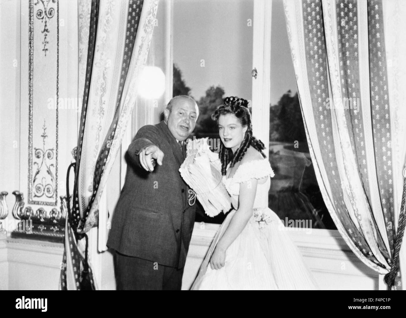 Ernst Marischka, Romy Schneider / Sissi 1955 directed by Ernst Marischka Stock Photo - Alamy