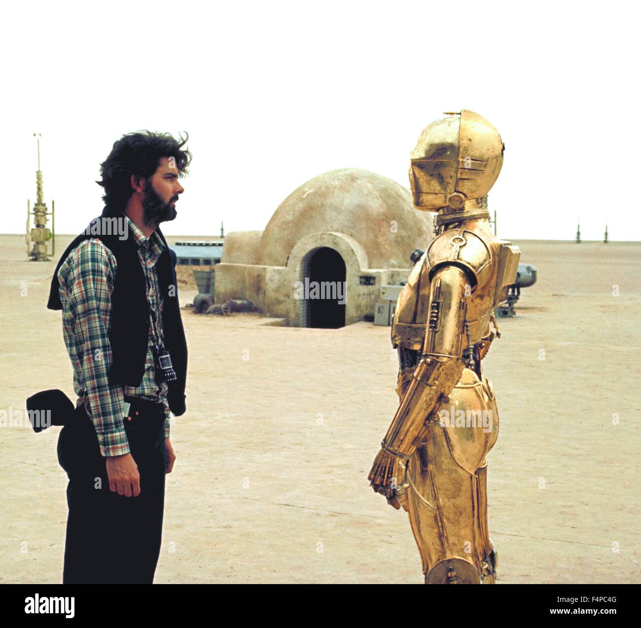 George Lucas, Anthony Daniels / Star Wars - A New Hope 1977 directed by ...