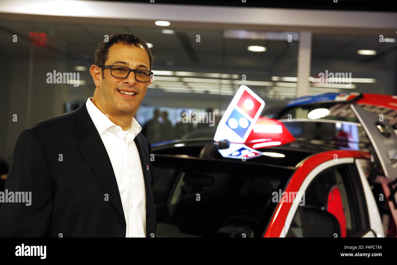 Ann Arbor, Michigan, USA. 21st Oct, 2015. Russell Weiner, president of ...