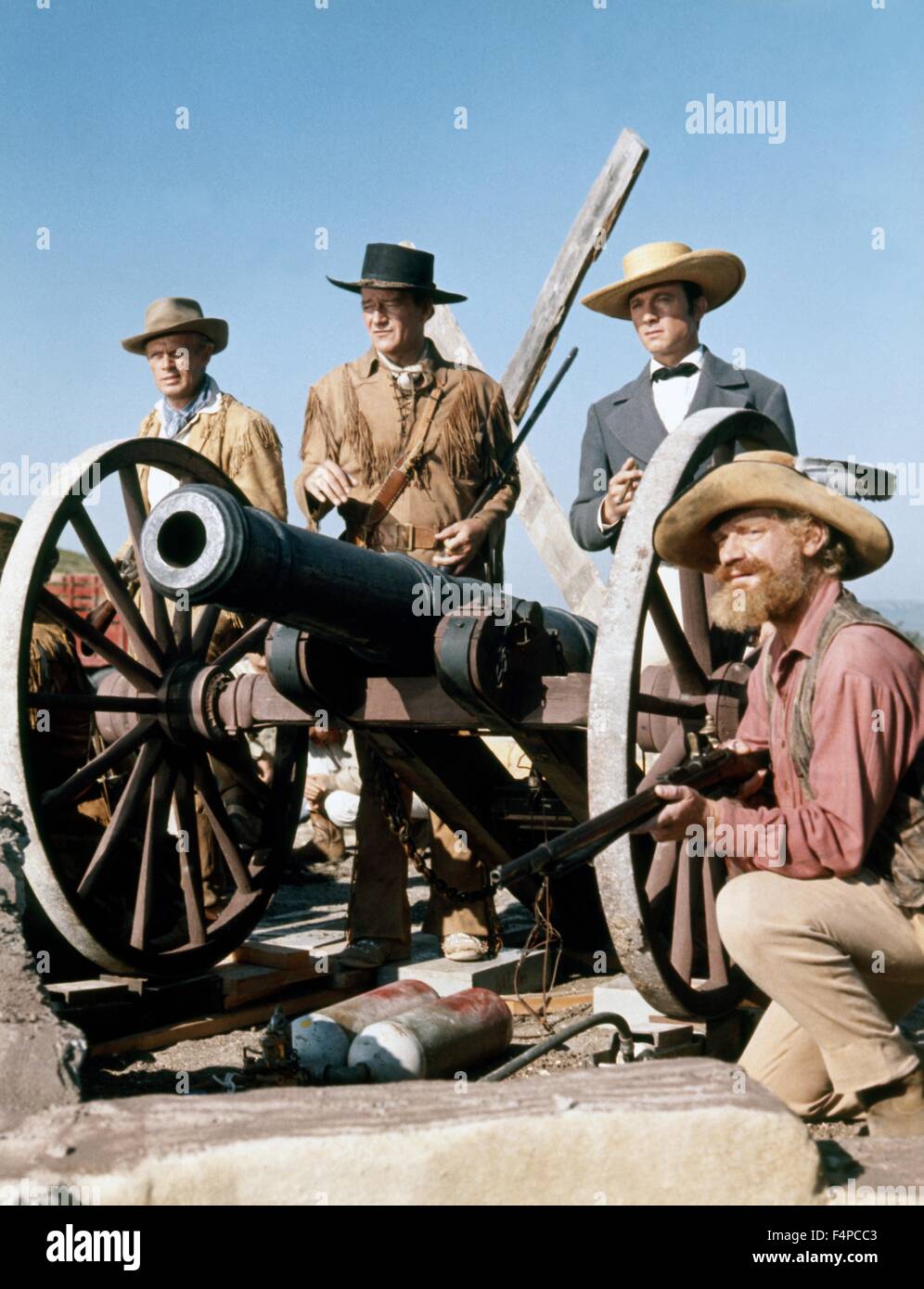 Richard Widmark, John Wayne, Laurence Harvey / The Alamo 1960 directed ...