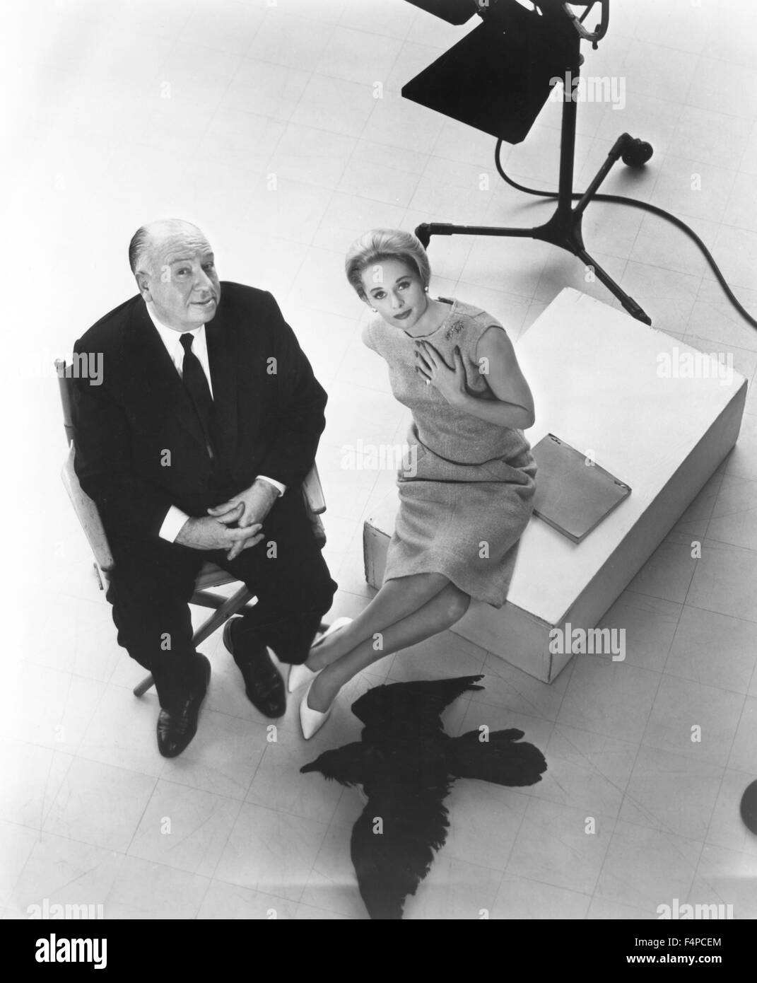 Tippi Hedren / The Birds 1963 directed by Alfred Hitchcock Stock Photo ...