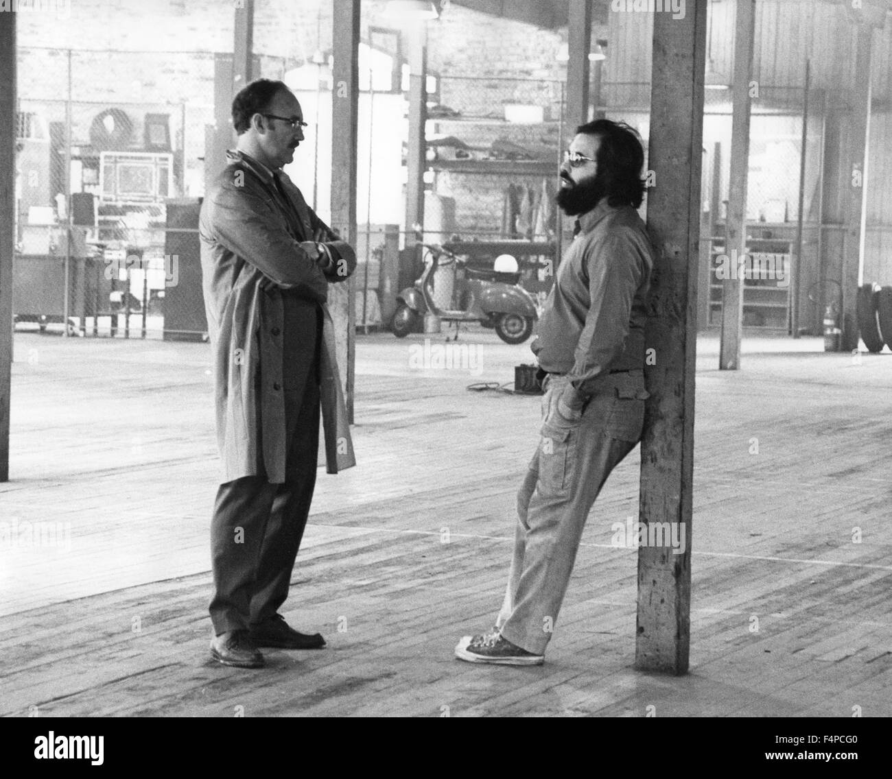 The conversation 1974 Black and White Stock Photos & Images - Alamy