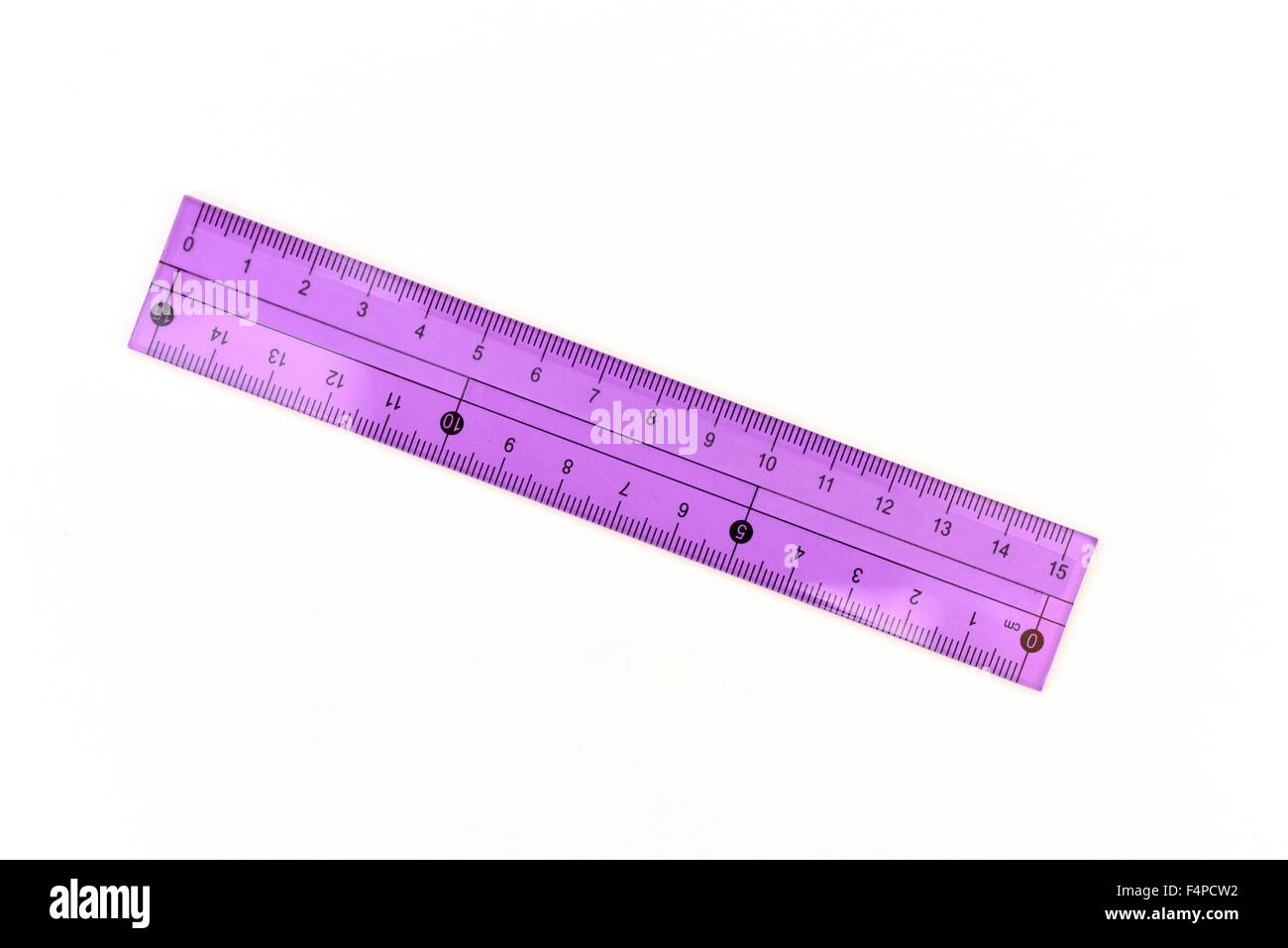 A close up photo of a small ruler Stock Photo - Alamy