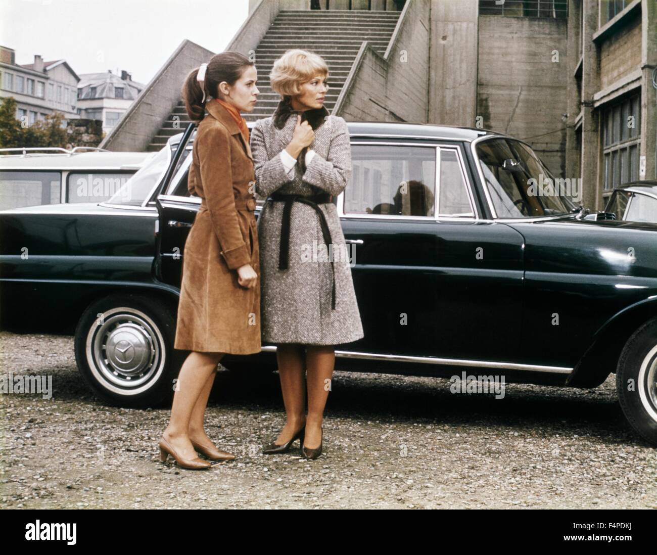 Claude Jade, Dany Robin / Topaz 1969 directed by Alfred Hitchcock Stock ...