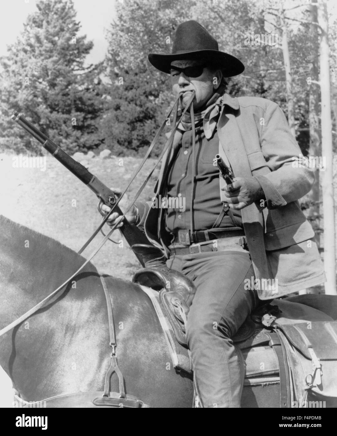 John Wayne / True Grit 1969 directed by Henry Hathaway Stock Photo - Alamy