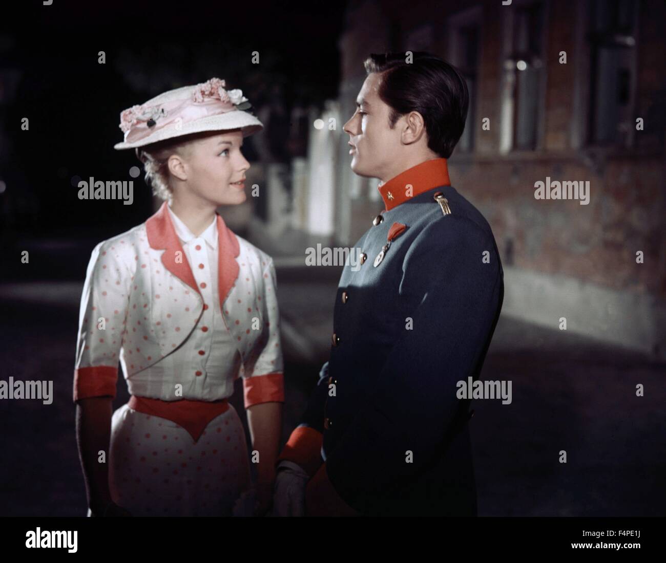 Romy Schneider and Alain Delon / Christine / 1958 directed by Pierre ...