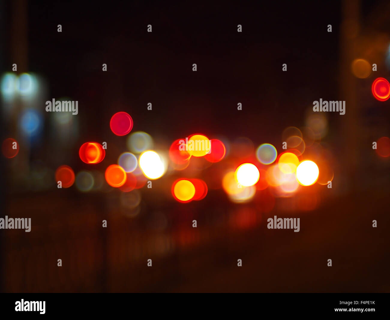 Flare night blurred traffic lights hi-res stock photography and images ...