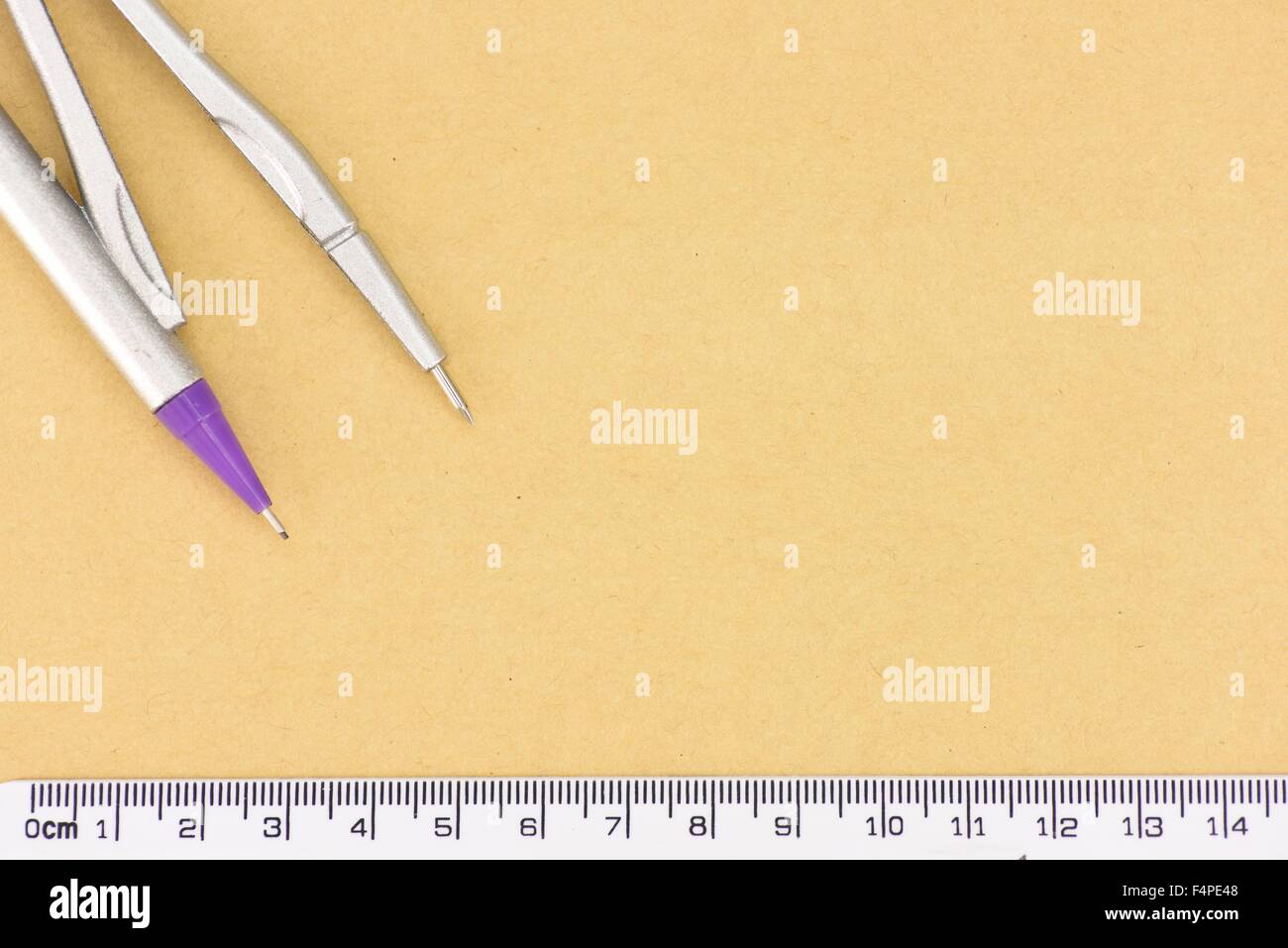 A close up photo of a small ruler Stock Photo - Alamy