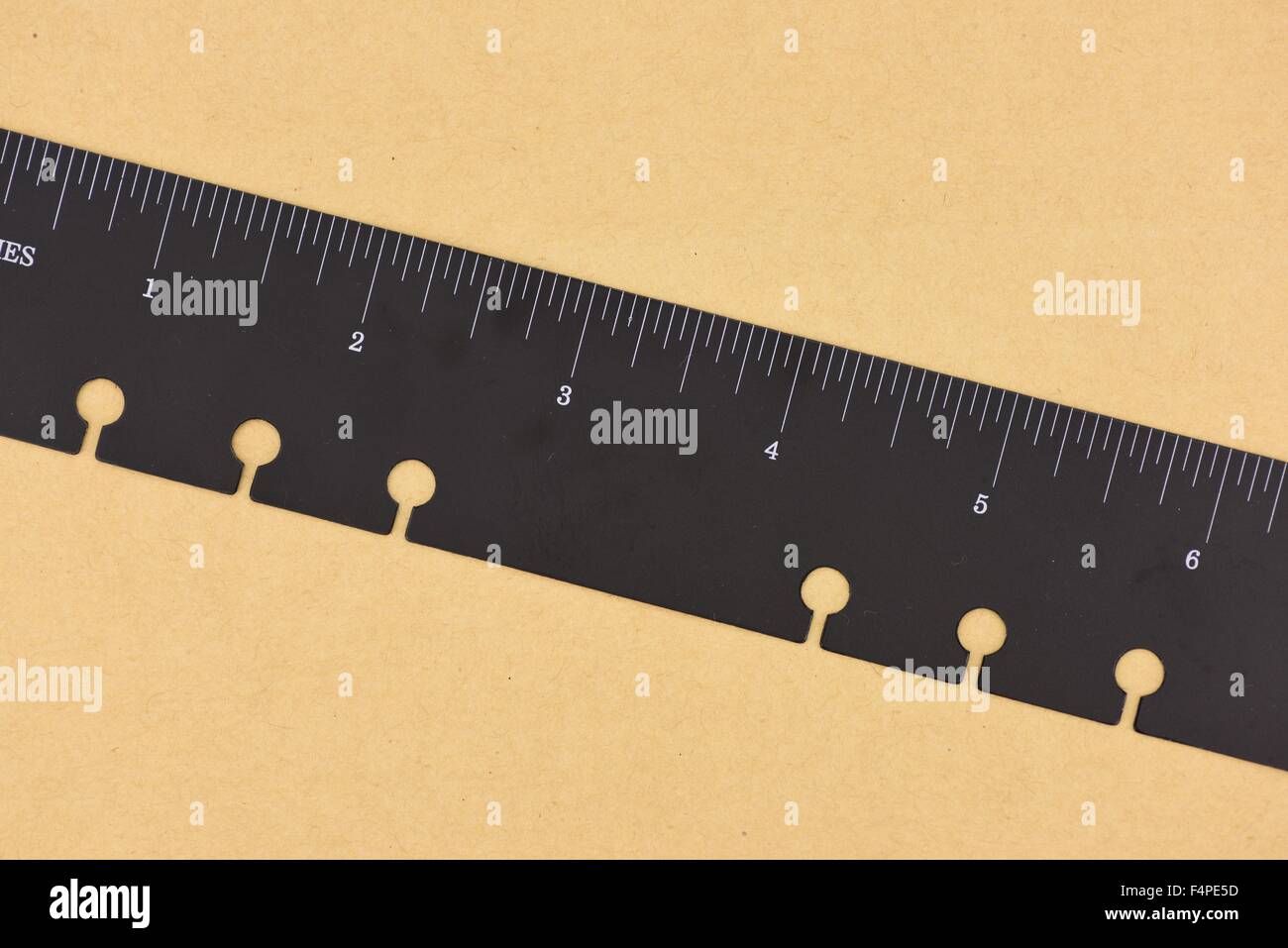 A close up photo of a small ruler Stock Photo - Alamy