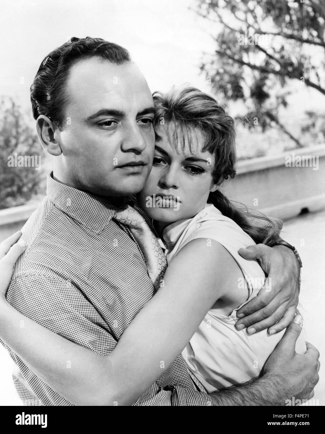 Raymond Pellegrin and Brigitte Bardot / The Light Across the Street ...