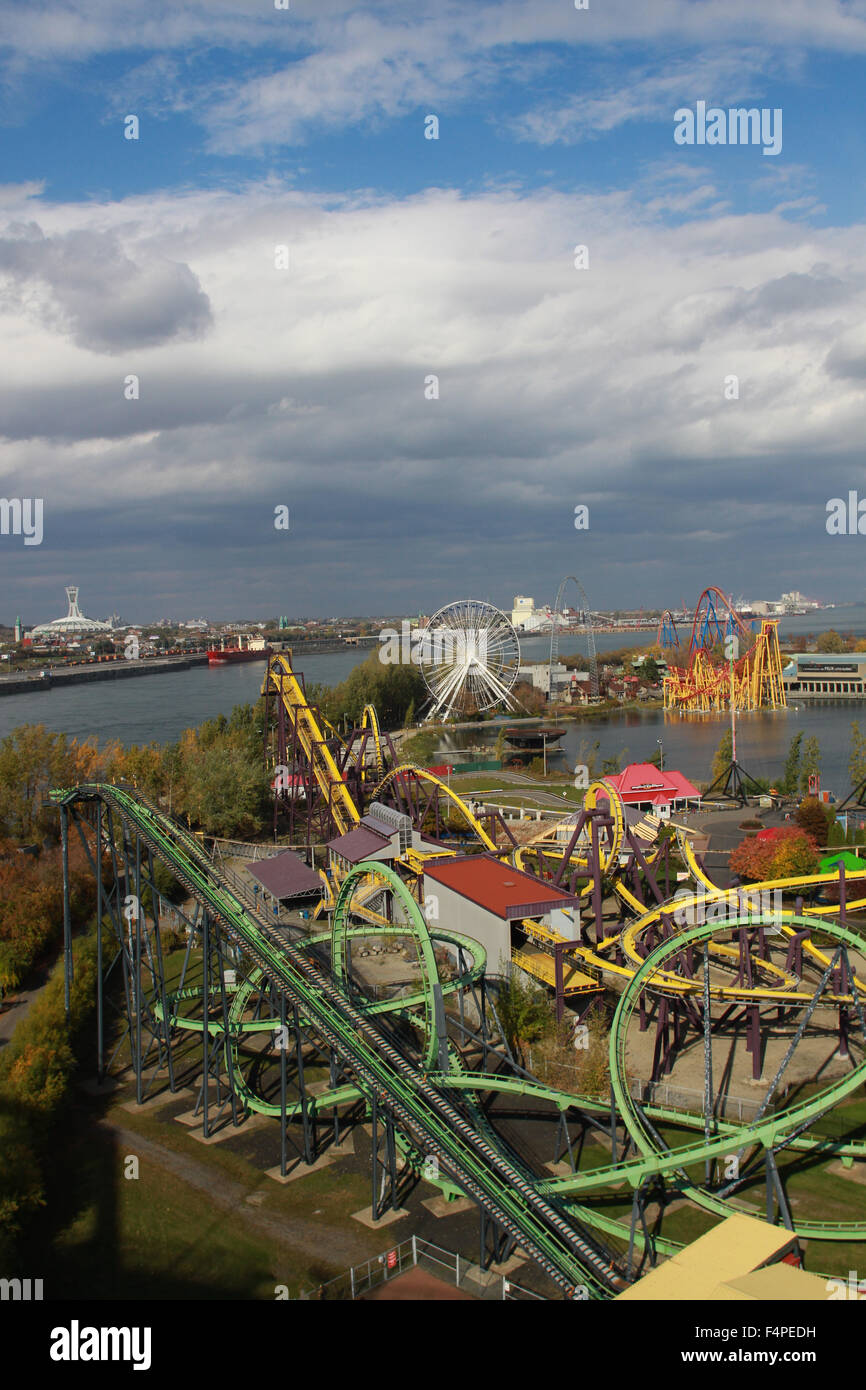 La Ronde Amusement park In Montreal, Quebec Stock Photo - Alamy