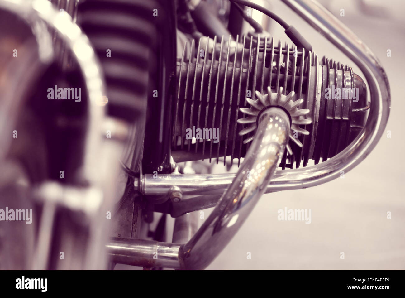 Color detail of the engine of a motorcycle Stock Photo - Alamy