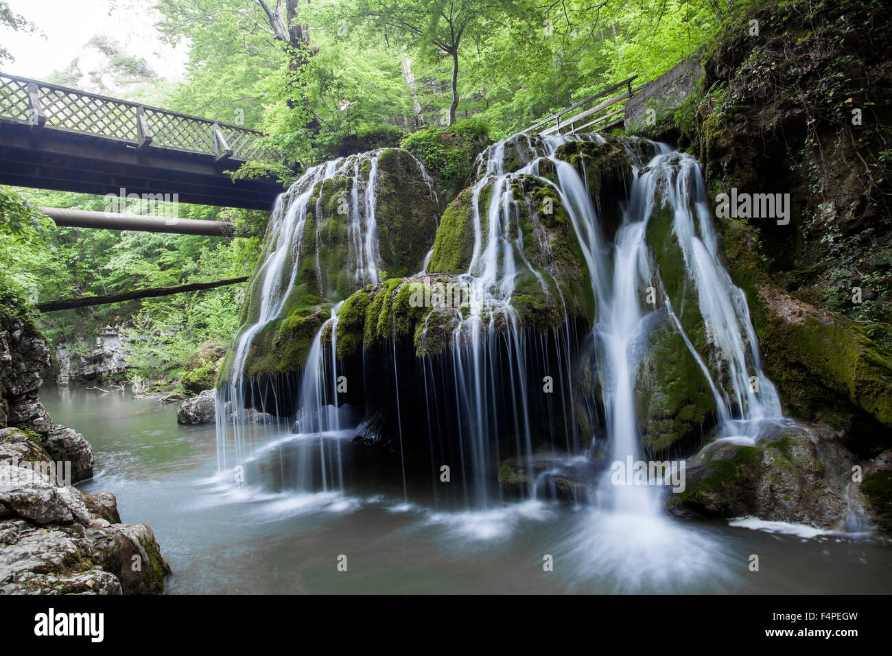 Color image of the Bigar cascade in Romania Stock Photo - Alamy