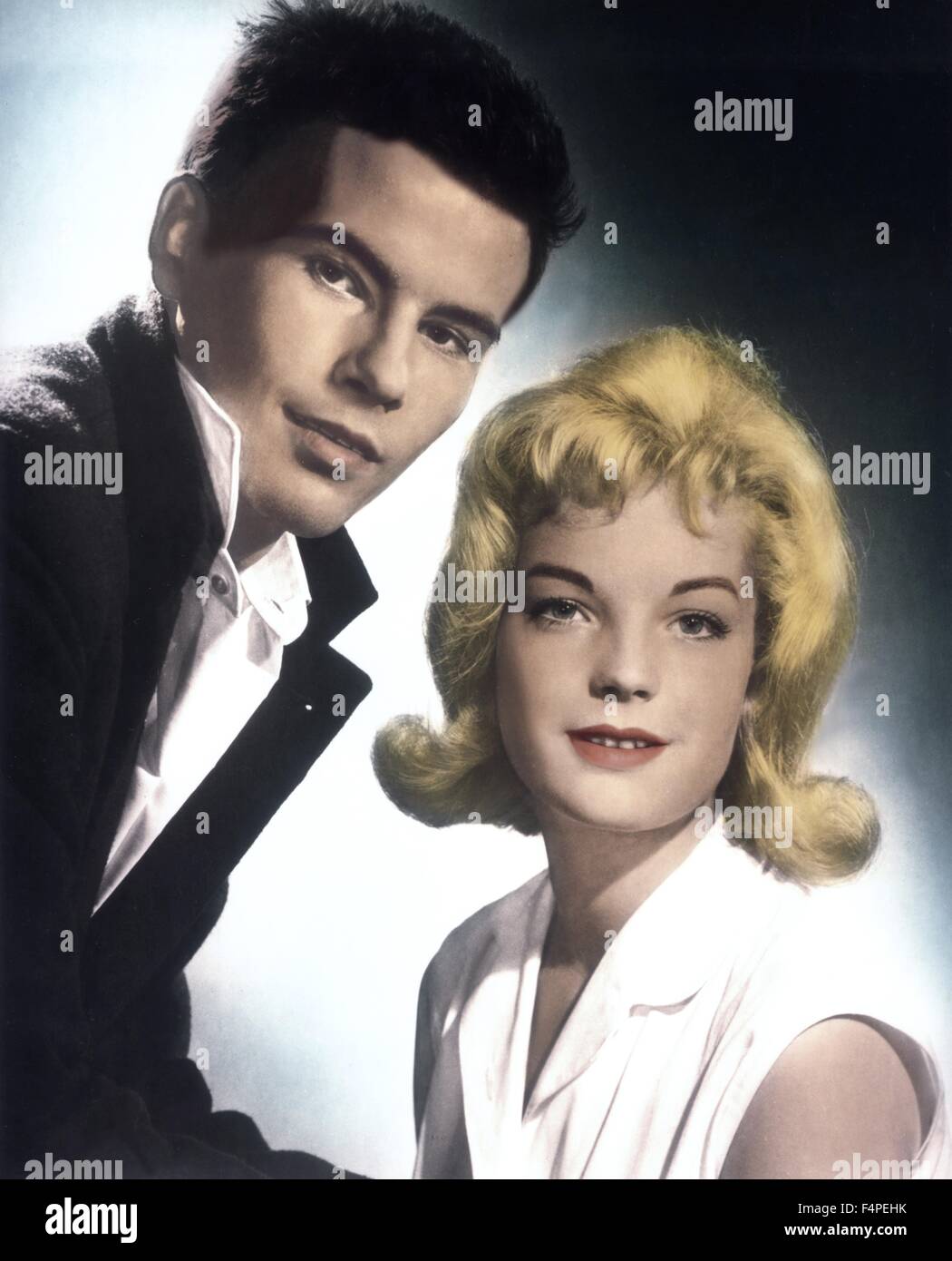 Horst Buccholz and Romy Schneider / Monpti / 1957 directed by Helmut ...