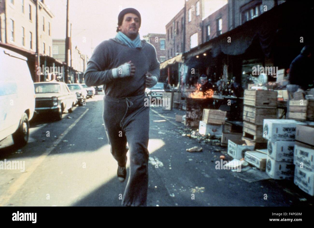 Sylvester stallone rocky 1976 directed hi-res stock photography and ...
