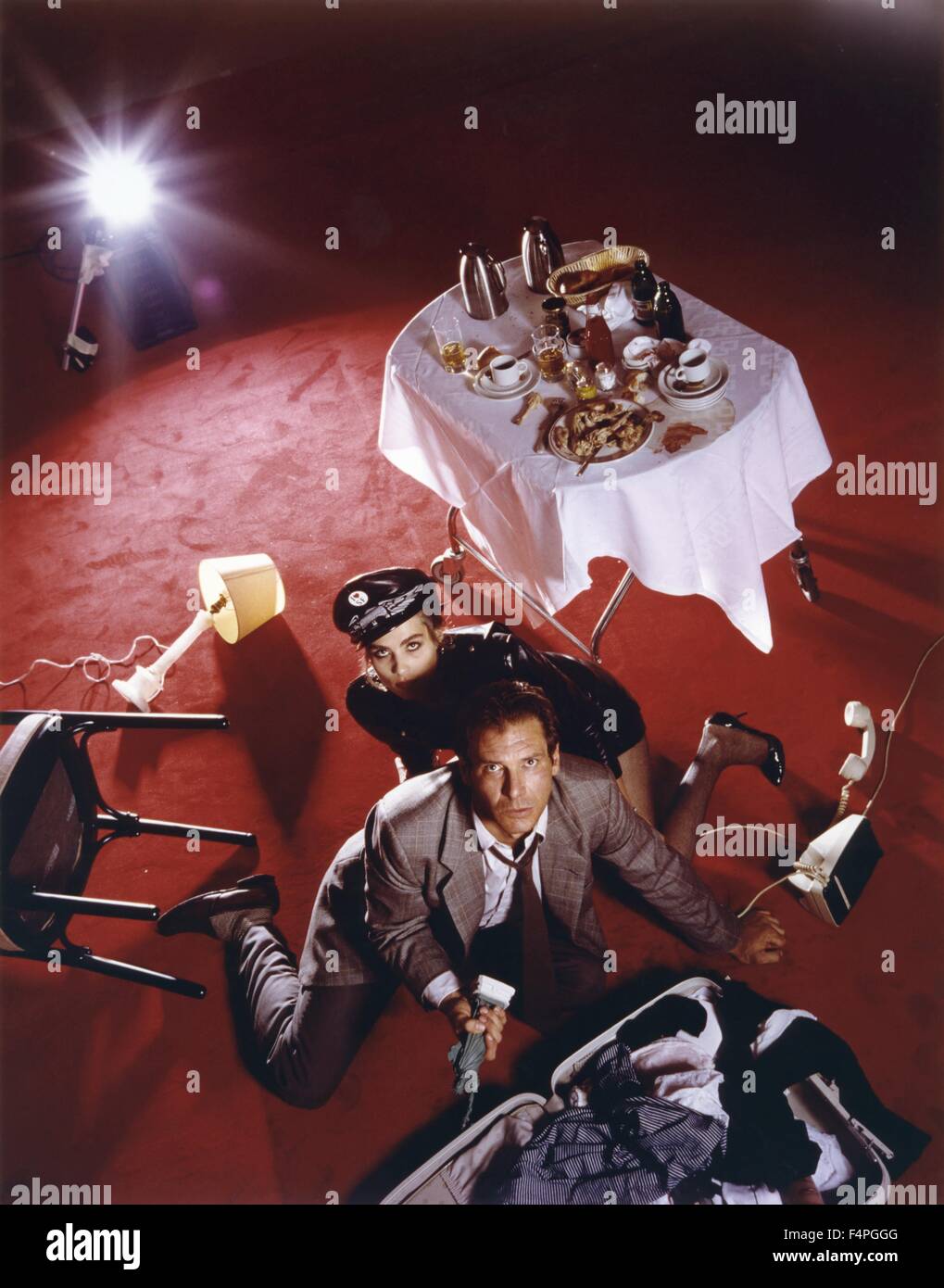 Emmanuelle Seigner and Harrison Ford / Frantic / 1988 directed by Roman ...