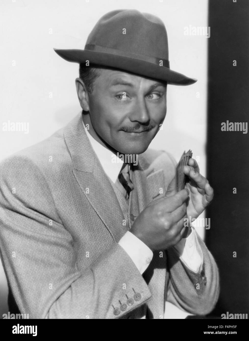 Charles Ruggles, on-set of the Film “Love Me Tonight”, 1932 Stock Photo ...