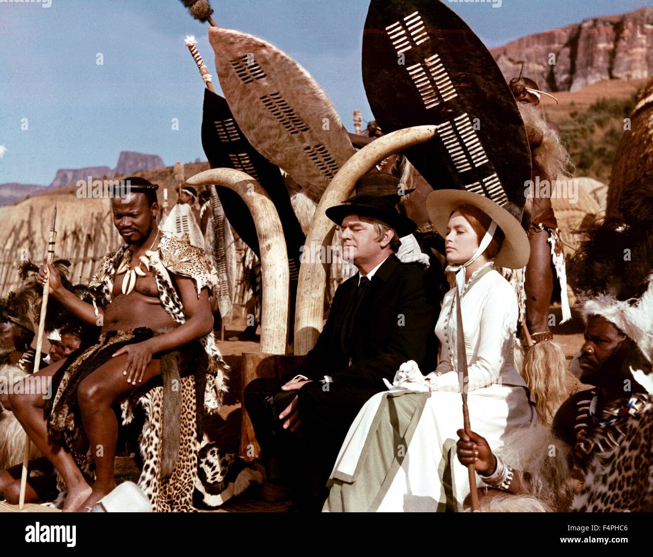 Jack Hawkins and Ulla Jacobson / Zulu / 1964 directed by Cy Endfield ...