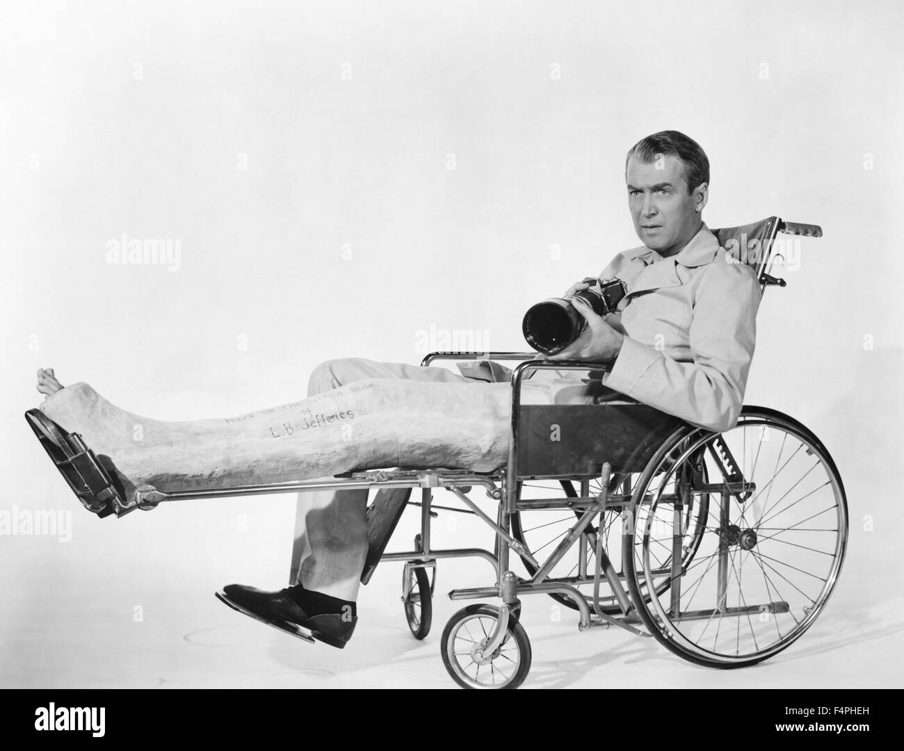 Alfred hitchcock 1954 wheelchair hi-res stock photography and images ...