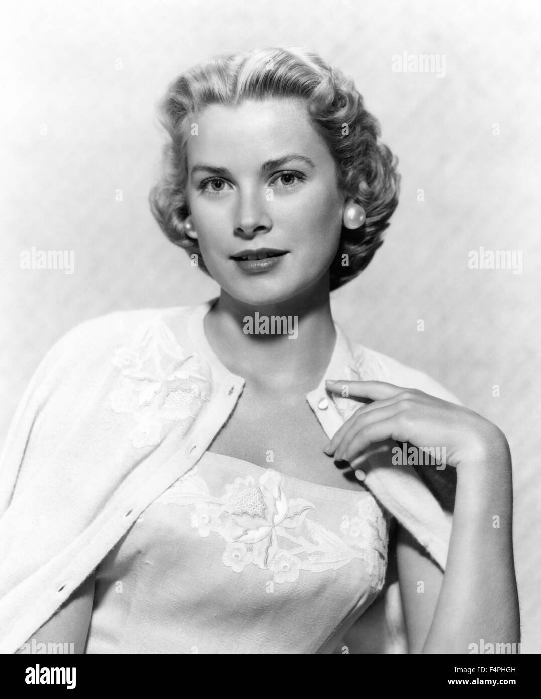 Grace kelly portrait Black and White Stock Photos & Images - Alamy