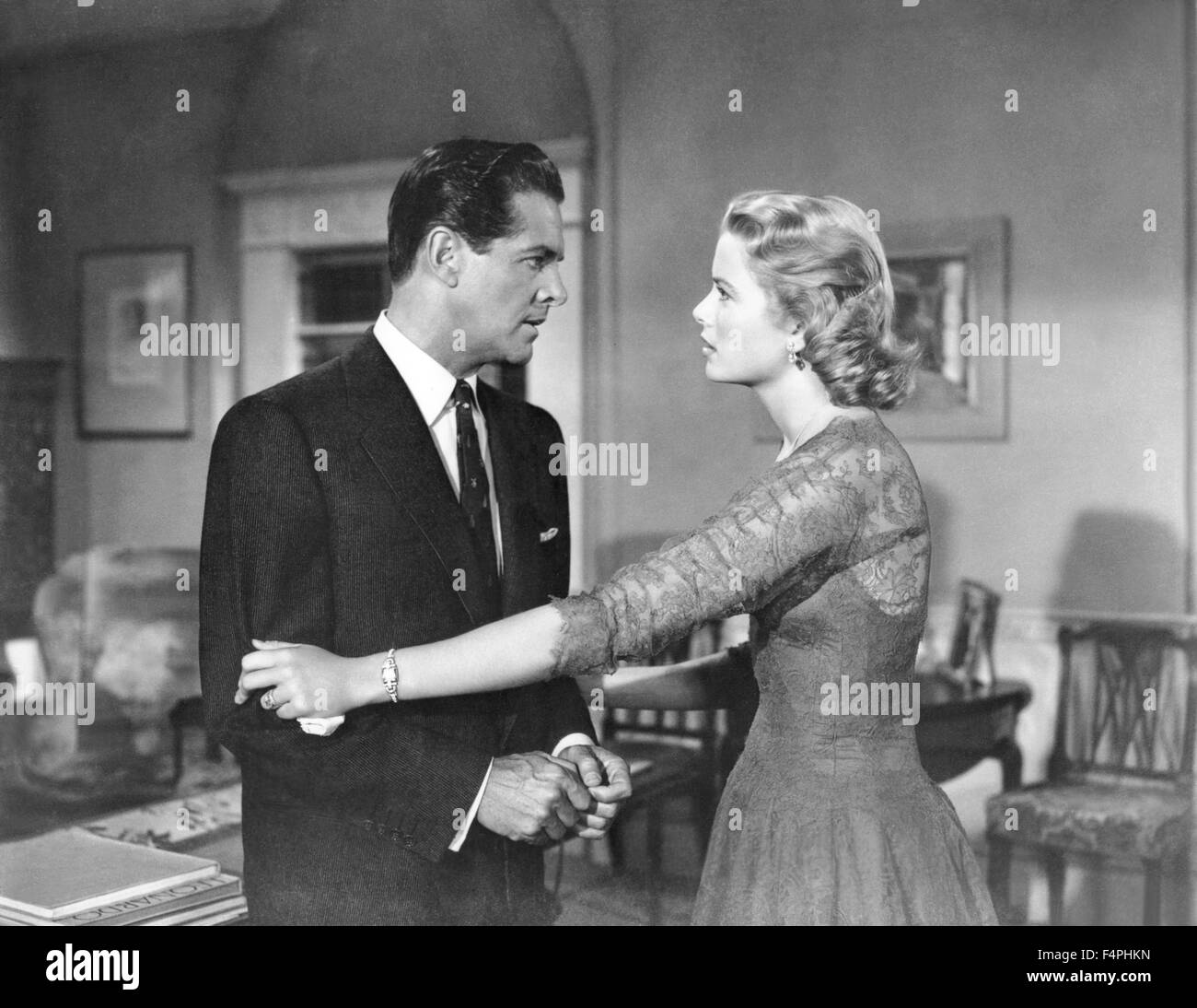 Robert Cummings and Grace Kelly / Dial M for Murder / 1954 directed by ...
