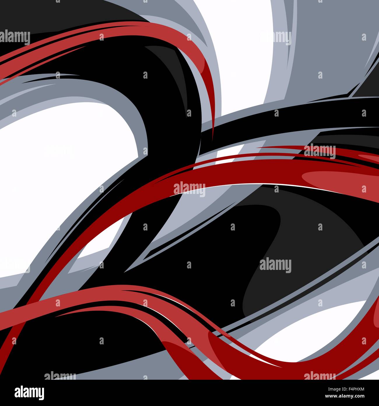 Powerful Abstract Background with Waves Stock Vector Image & Art - Alamy