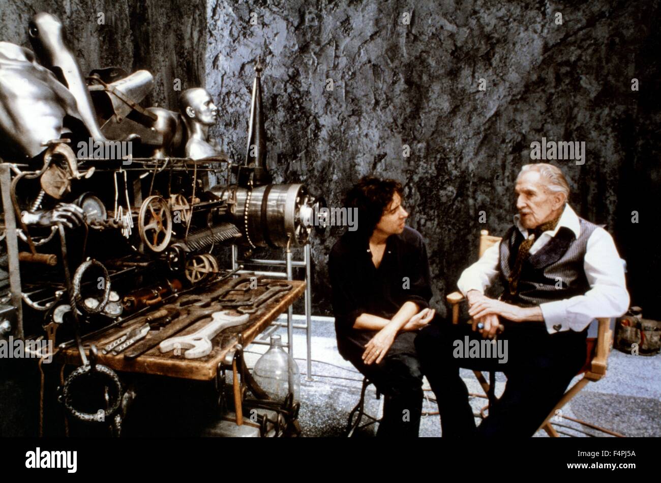 Vincent Price And Tim Burton