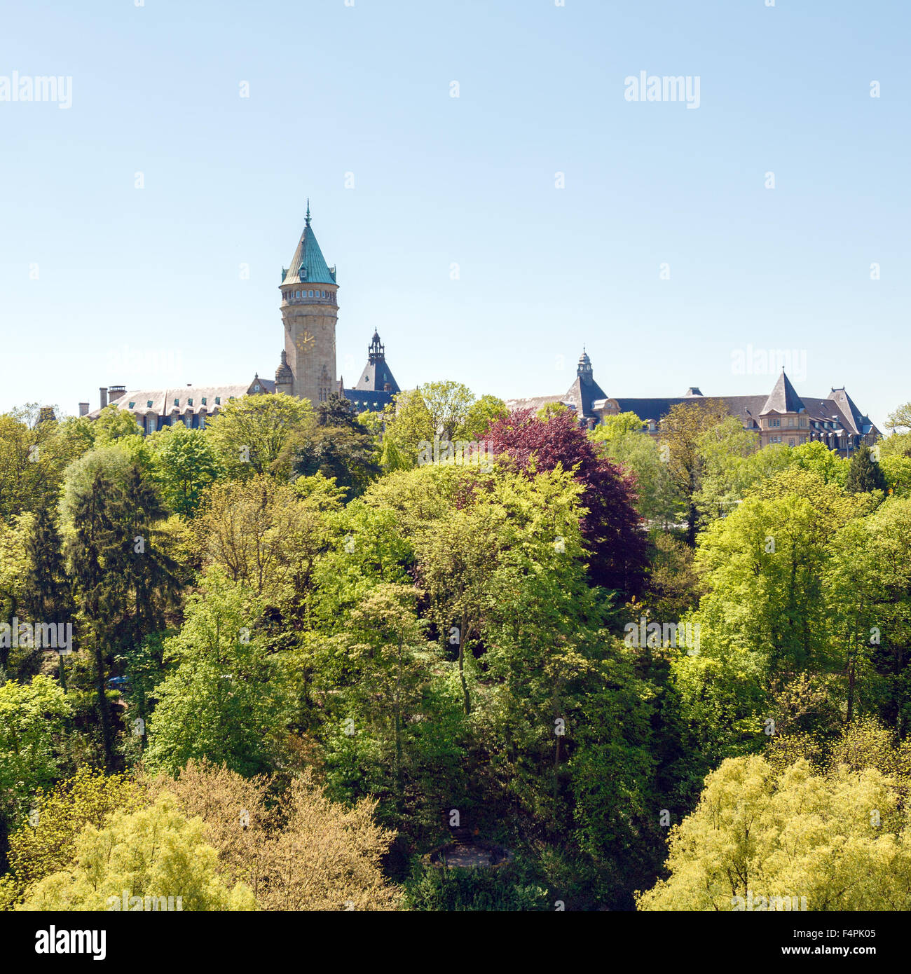 Famous Adolphie Bridge at Luxembourg City Stock Photo - Alamy