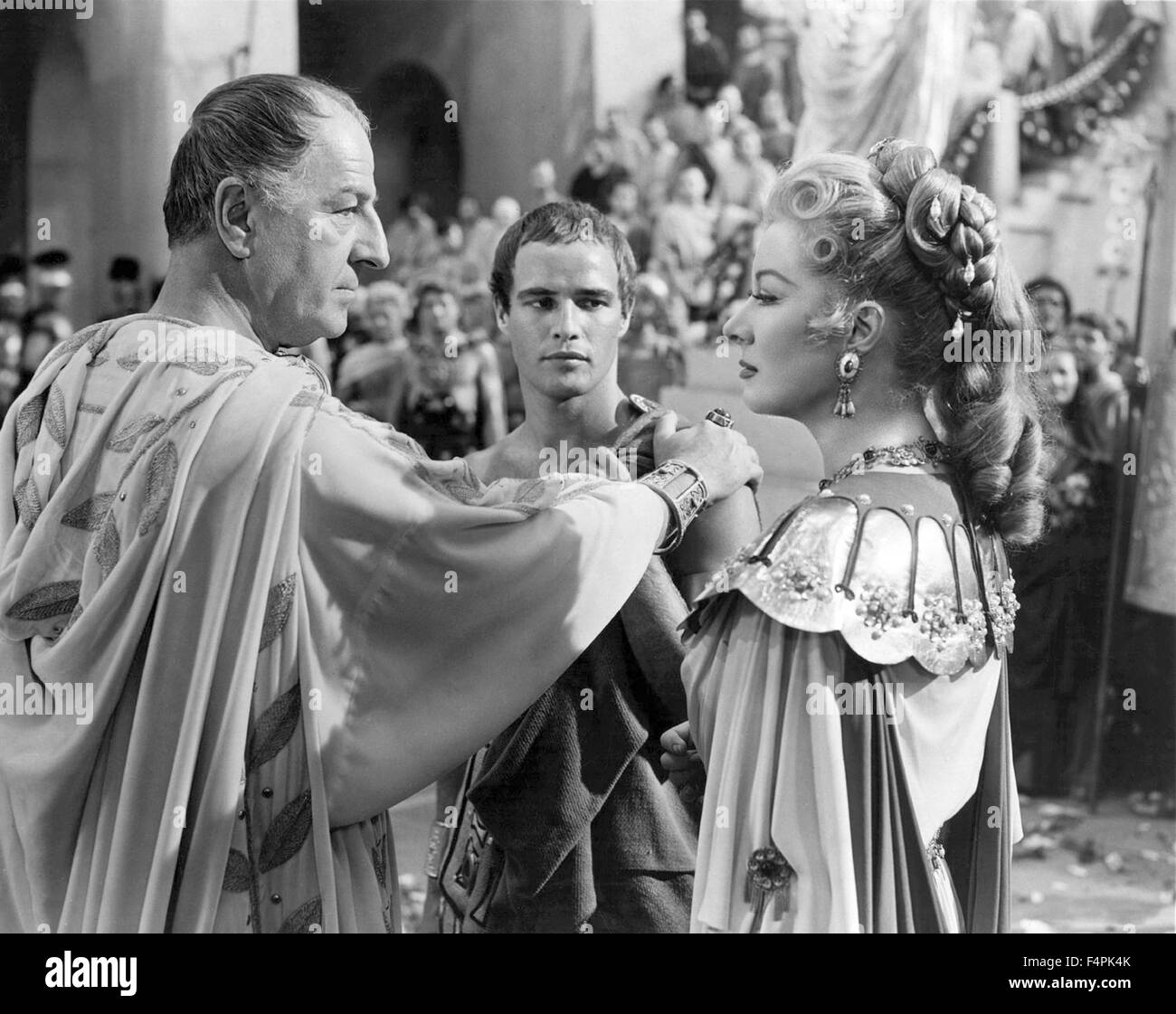 Louis Calhern, Marlon Brando and Greer Garson/ Julius Caesar / 1953 ...