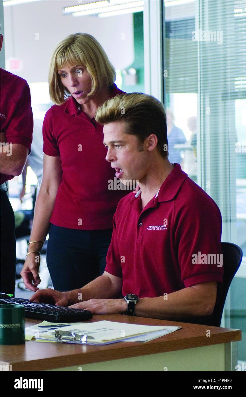 Brad Pitt and Frances McDormand / Burn After Reading / 2008 directed by ...