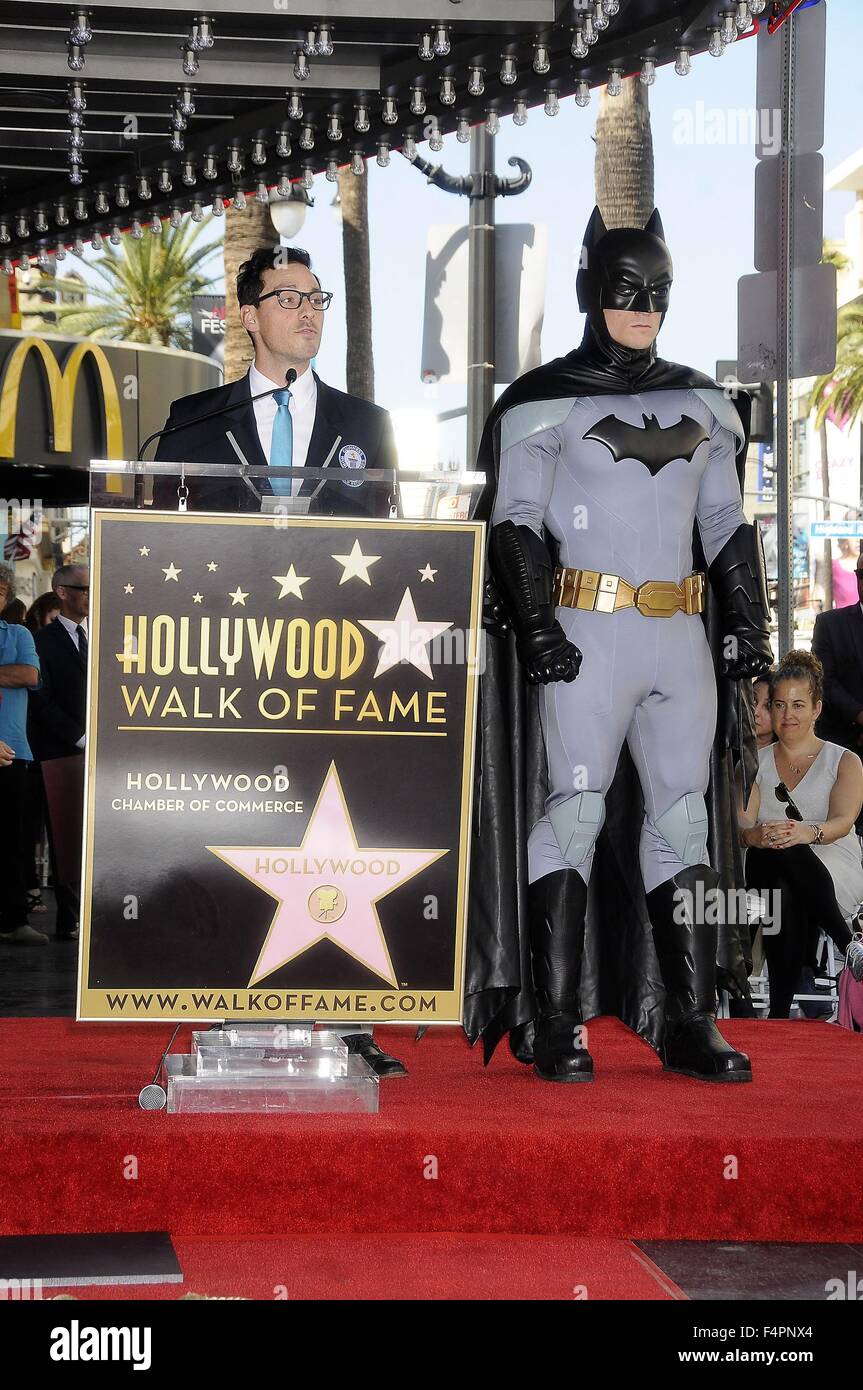 Los Angeles, CA, USA. 21st Oct, 2015. Casey DeSantis, Batman character ...