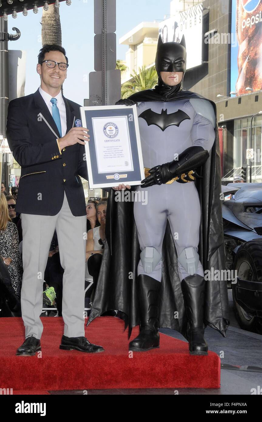 Los Angeles, CA, USA. 21st Oct, 2015. Casey DeSantis, Batman character ...